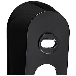 AirTech Home Automation Vertical Wedge and Base Bracket Replacement for Google Nest Hello Video Doorbell with10-Degree Downward View Compatible with Wired (Black)