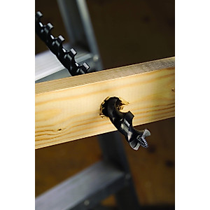 IDEAL Electrical 35-825 Nailbiter™ 18 in. Ship Auger – 7/8 in. Drill Bit w/ Dual-Helix Head, 60 deg. Angled Design