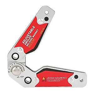 Welding Holder, 20°-200° 12cm / 4.7inch Mini Multi Adjustable Angles Welding Magnet Magnetic Holder Welder Tool Accessories Welding Tool Holder