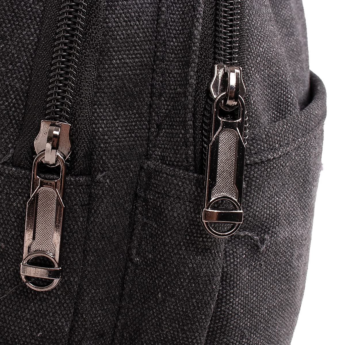 WESTEND Crossbody Canvas Sling Bag Backpack with Adjustable Strap, Charcoal