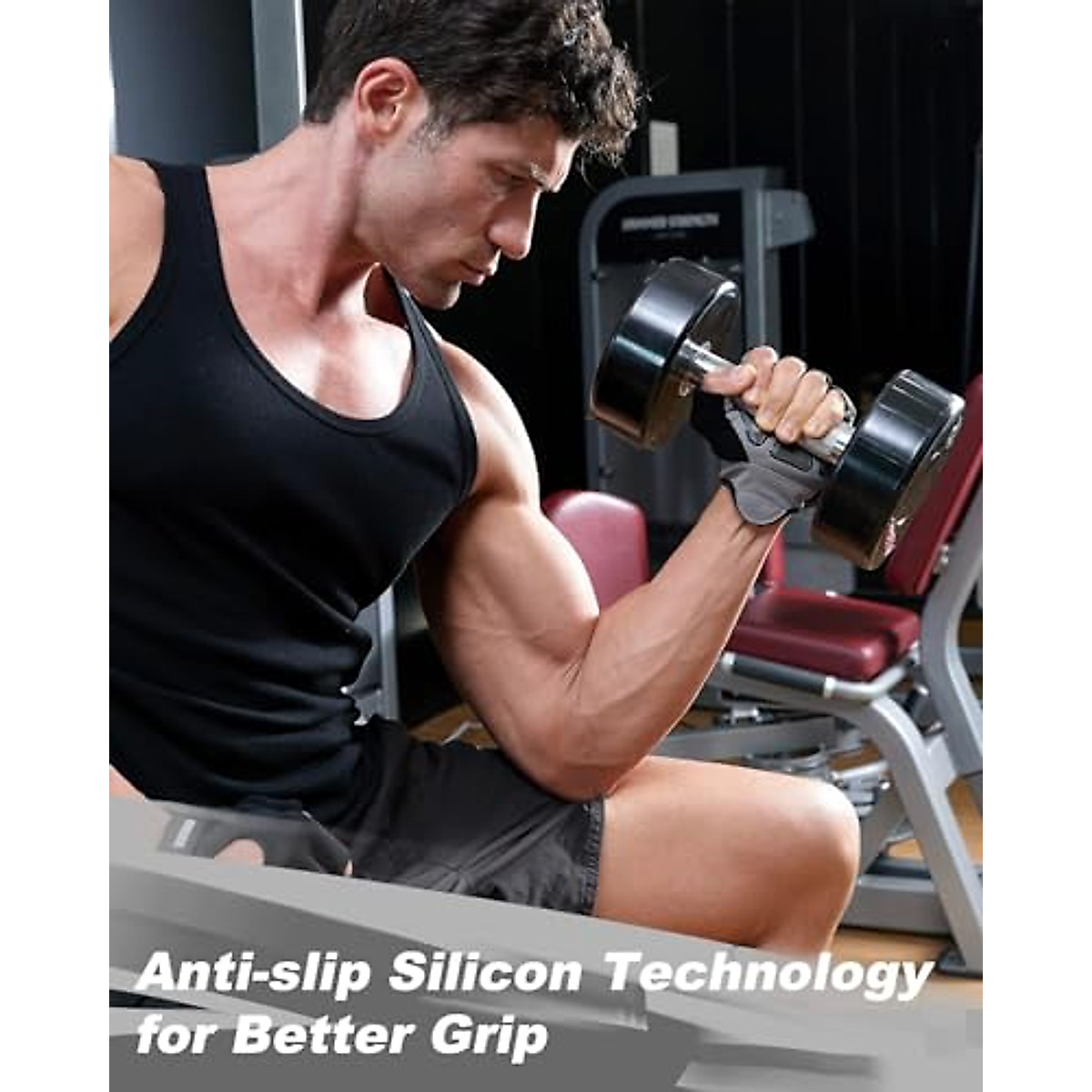 UYKKE 10mil Nitrile Gloves Thick,Industrial Disposable Gloves with Diamond Textured,Heavy Duty Mechanic Gloves,Latex Free (100, Large)