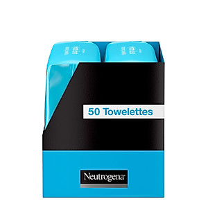 Neutrogena Neutrogena Hydroboost Facial Cleansing & Makeup Remover Wipes With Hyaluronic Acid, Twin Pack, 25 Ct, 25 count (Pack of 4)