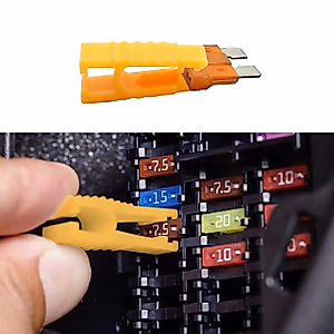 6PCS Blade Glass Fuse Puller Insertion Tool Standard Car Fuses Box,an Essential Tool for Car Owner