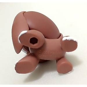 #849 Pet Shop Red Brown Beagle Dog/Chien Animal Green Eyes LPS Toys