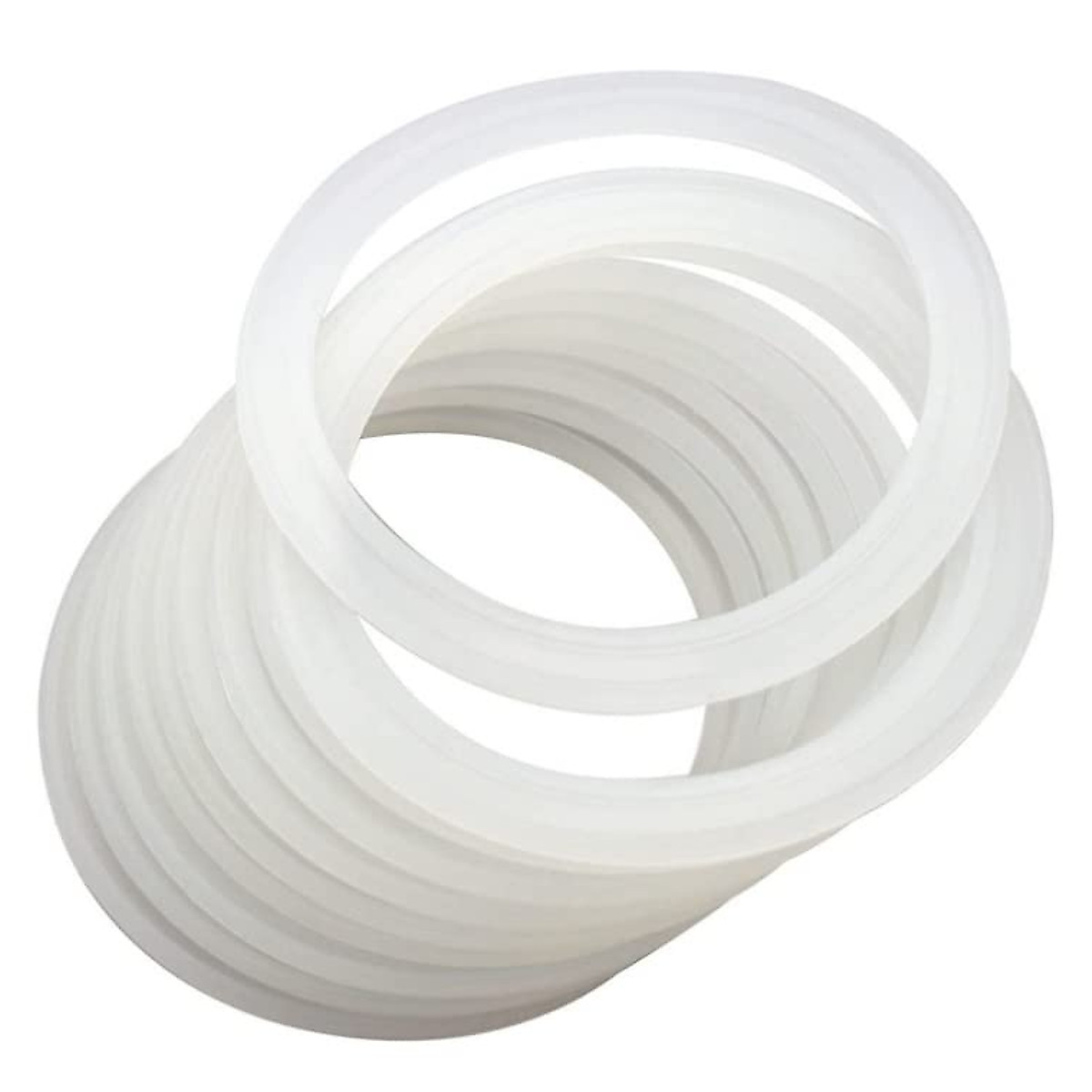 Silicone Jar Gaskets Rubber Seal Ring Gasket Sealing Rings for Regular Wide Mouth Mason Jars Canning Leak-proof Gaskets (10pcs 70mm)