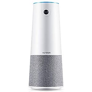 NUROUM C20 HD 1080P Conference Webcam, Video Conference Camera with Mic and Speaker, All-in-1 Ultra Wide-Angle 100° Webcam with Microphone, 13ft Voice Pickup, AI Noise-Cancellation, USB Plug&Play