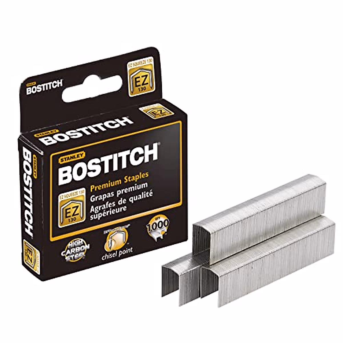 Bostitch EZ Squeeze 130 Sheet B8 PowerCrown Staples for Bostitch B8130, 1,000 Per Box (STCR130XHC)