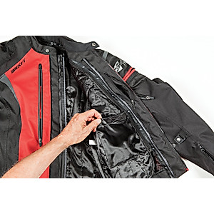 Joe Rocket 1651-5005 Men's 5.0 Textile Motorcycle Jacket (Black, X-Large)