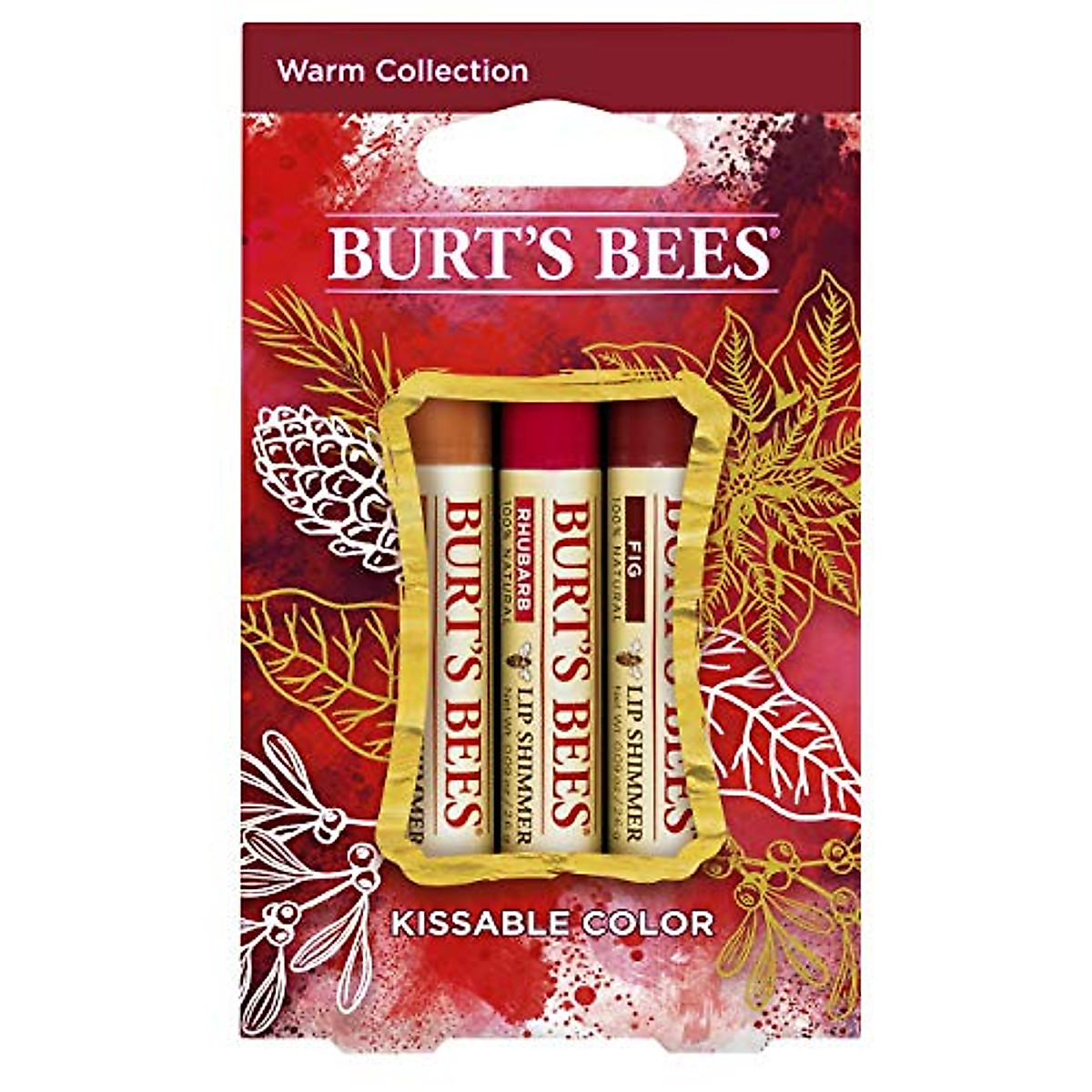 Burt's Bees Kissable Color Warm Holiday Gift Set