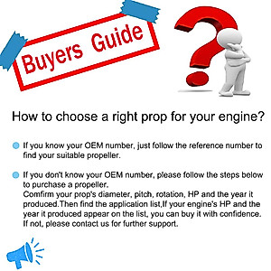 Young Marine Aluminum Outboard Propeller 4-Blade for Mercury Engines 25/30/35/40/45/50/55/60/70HP (D:10.38" x P:13")