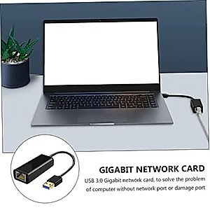 HONMEET Ethernet Adapter Gigabit LAN Network Adapter USB Ethernet Converter USB Adapters Type c to Ethernet LAN Internet Network Adapter USB Adaptor Network Card Wired Abs