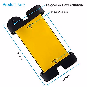 CCCEI Heavy Duty Power Strip Surge Protector for Appliances, 8 Outlet Workshop Power Strip with 1200 Joules Surge, Metal Power Strip with 6FT Extension Cord and Wide Spaced, Yellow