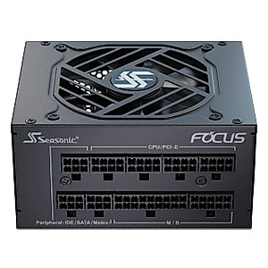 Seasonic Focus SGX-650 | 650W | 80+ Gold | Full-Modular | SFX Form Factor | Low Noise | Premium Japanese Capacitor | 10 Year Warranty | Nvidia RTX 30/40 Super & AMD GPU Compatible (Ref. SSR-650SGX)