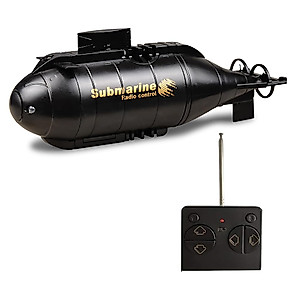 YEIBOBO ! 6 Channels Mini RC Submarine Toy (Black)