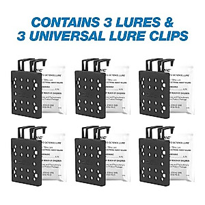 PIC Mosquito Octenol Lure (6 Pack), Attracts Mosquitoes, for Use with Electronic Insect Killers & Traps
