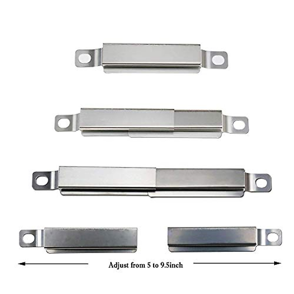 Replacement Parts for Charbroil Advantage 463344116 Grill, Grill Pipe Burner, Heat Plate Shield, Adjustable Carryover Tube and Grill Igniter Replacement for CharBroil 463344116, 466344116 Gas Grills