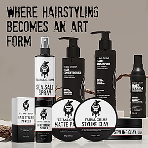 Tribal Chimp Hair Styling Powder for Men and Women, Hair Volumizer and Texture Powder - 2 Pc Set, 10g