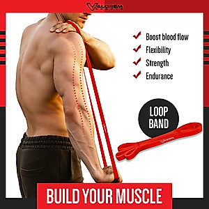 Valorem Sports Plyo Weighted Balls Baseball Set - Bonus J-Bands, Loop Bands & Carry Bag - Set of 6 (3.5 to 32 oz) - Soft Shell, Weighted Balls for Pitching, Hitting & Batting Training