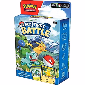 Pokémon TCG: My First Battle—Pikachu and Bulbasaur (2 Ready-to-Play Mini Decks & Accessories)