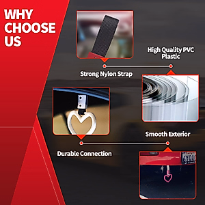 Kei Project JDM Tsurikawa Ring Japanese Subway Train Bus Handle Hand Strap Drift Charm Bosozoku (Heart: Black)