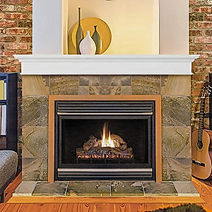 Pearl Mantels 610-72 Henry Mantel Shelf MDF, 72", White Paint