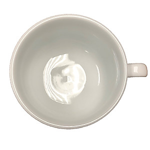 GiftsForYouNow White Ceramic Personalized Ice Cream Bowl with Handle, 32 Ounce Capacity, Microwave and Dishwasher Safe, Ice Cream Bowls for Kids, Dad, Custom Name, Sundae Bowl