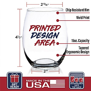 Patriots Cave Is Not Happy Hour Any Time? Pirate | Funny Novelty Stemless Wine And Beer Tumbler 15 oz. | Mega Pint | Justice For Johnny Anti Amber Mug | Johnny Depp Mug For Captain Jack Sparrow Fans