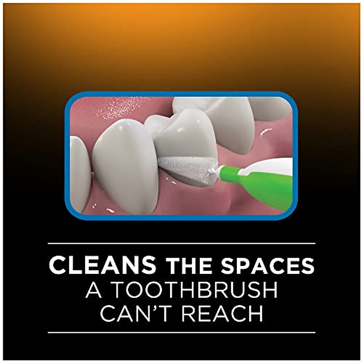 DenTek Easy Brush Plaque Control Interdental Cleaners, Tight, 16 Count, 6 Pack