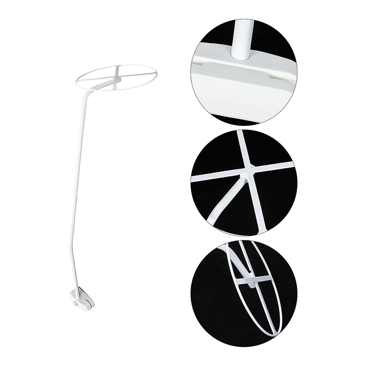 1 Set Net Stand Holder Clip- on Baby Bed Net Mounting Support Ring Rack Net Accessories