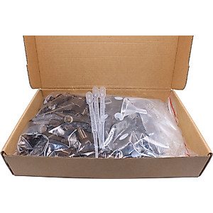 Pack of 100,2ml (5/8 dram) Amber Glass Dropper Bottle,Empty Sample Vial Glass Eye Dropper Aromatherapy Liquid Perfume Essential Oil Bottles with Glass pipette&Black Aluminum caps