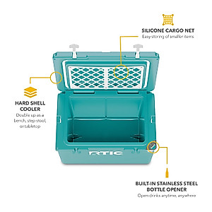 RTIC 45 QT Ultra-Tough Cooler Hard Insulated Portable Ice Chest Box for Beach, Drink, Beverage, Camping, Picnic, Fishing, Boat, Barbecue, Lagoon