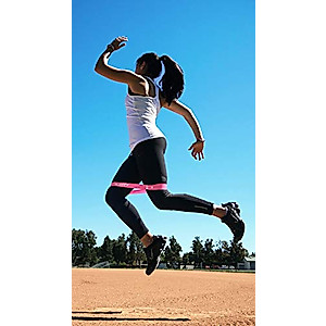 Fit Simplify Resistance Loop Exercise Bands with Instruction Guide and Carry Bag, Set of 5