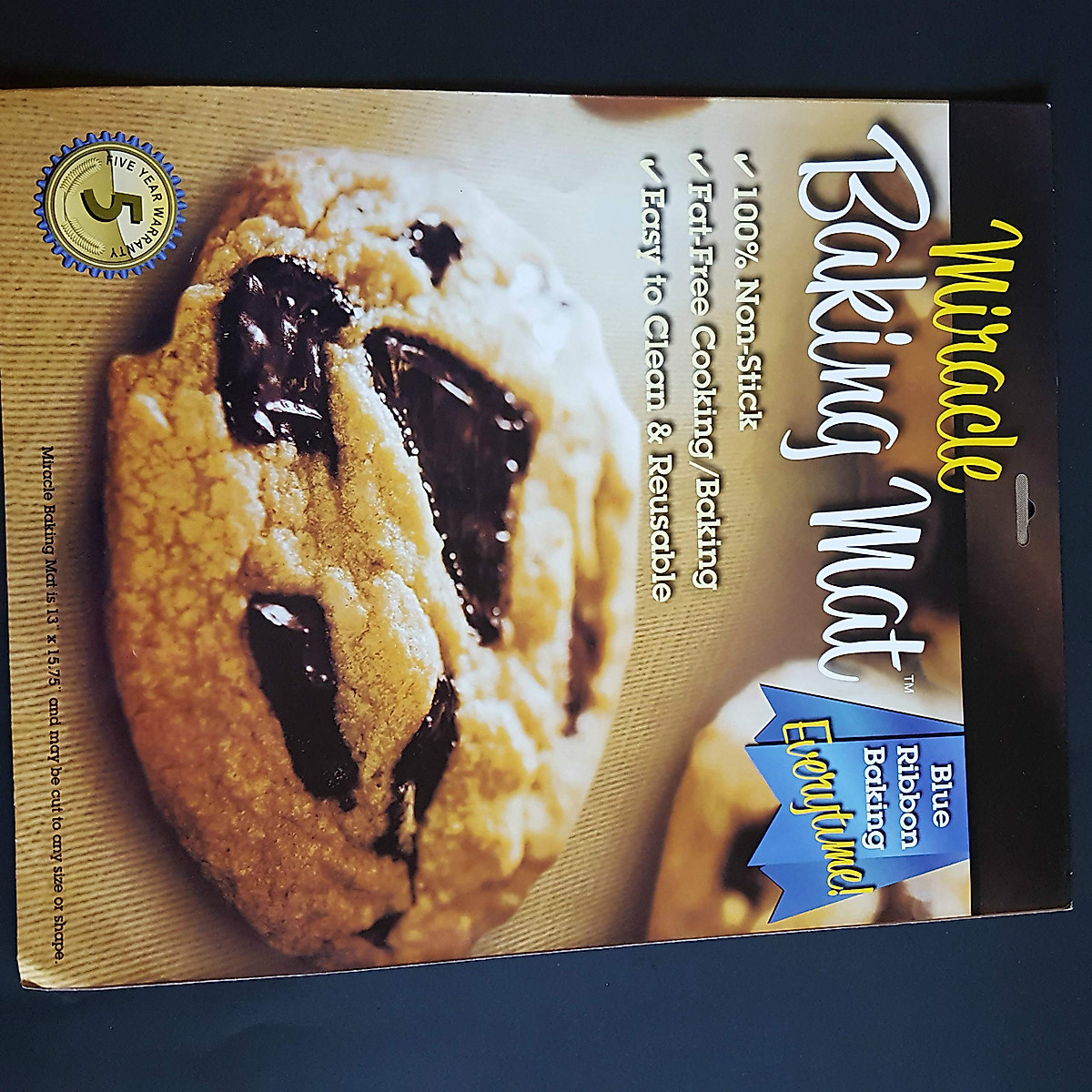 Miracle Baking Mat 100% Non-Stick Baking and Cooking Sheet