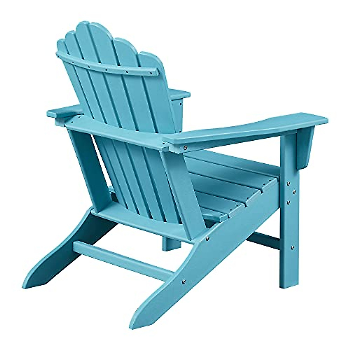 Classic Outdoor Adirondack Chair for Garden Porch Patio Deck Backyard, Weather Resistant Accent Furniture, Blue