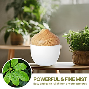 Small Humidifiers For Bedroom - 400ML Mini Desk Personal Humidifier, Portable Cool Mist Humidifiers For Room Baby Travel Plant Office Home, Super Quiet, Easy Clean, C