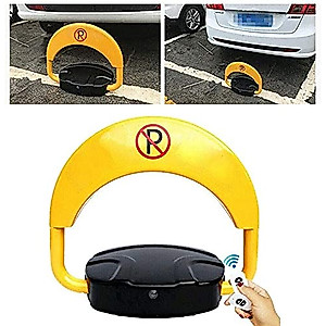 SRVNT Remote Control Electric Parking Locks Parking Piles, Latches Private Guard Your Exclusive Parking Space,Parking Lane Guard Automatically Lock Remote Control Ip67 Waterproof Barrier Bollard.