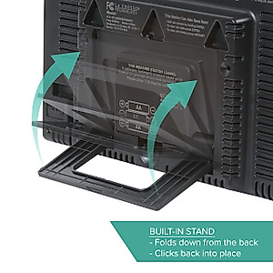 La Crosse Technology 308-27937-INT Wireless Color Weather Station with Bonus Display, Black