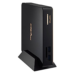 Shuttle XPC Nano NC01U3 Intel Broadwell Core i3-5005U, Support 4K Ultra HD Video, DDR3L SODIMM Max 16GB,Black