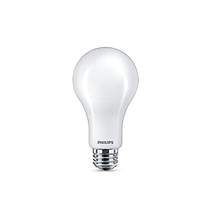 Philips LED Flicker-Free Frosted Dimmable A21 Light Bulb - EyeComfort Technology - 1600 Lumen- Soft White (2700K)- 12.5W=100W - E26 Base - Title 20 Certified - Ultra Definition - Indoor - 2-Pack