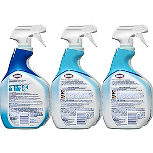 Clorox Disinfecting All-Purpose Cleaner 32 Oz and Disinfecting Bathroom Cleaner, Household Essentials, 30 Oz, Pack of 3