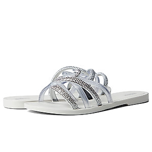 Melissa Shoes Shiny White/Silver 8 M