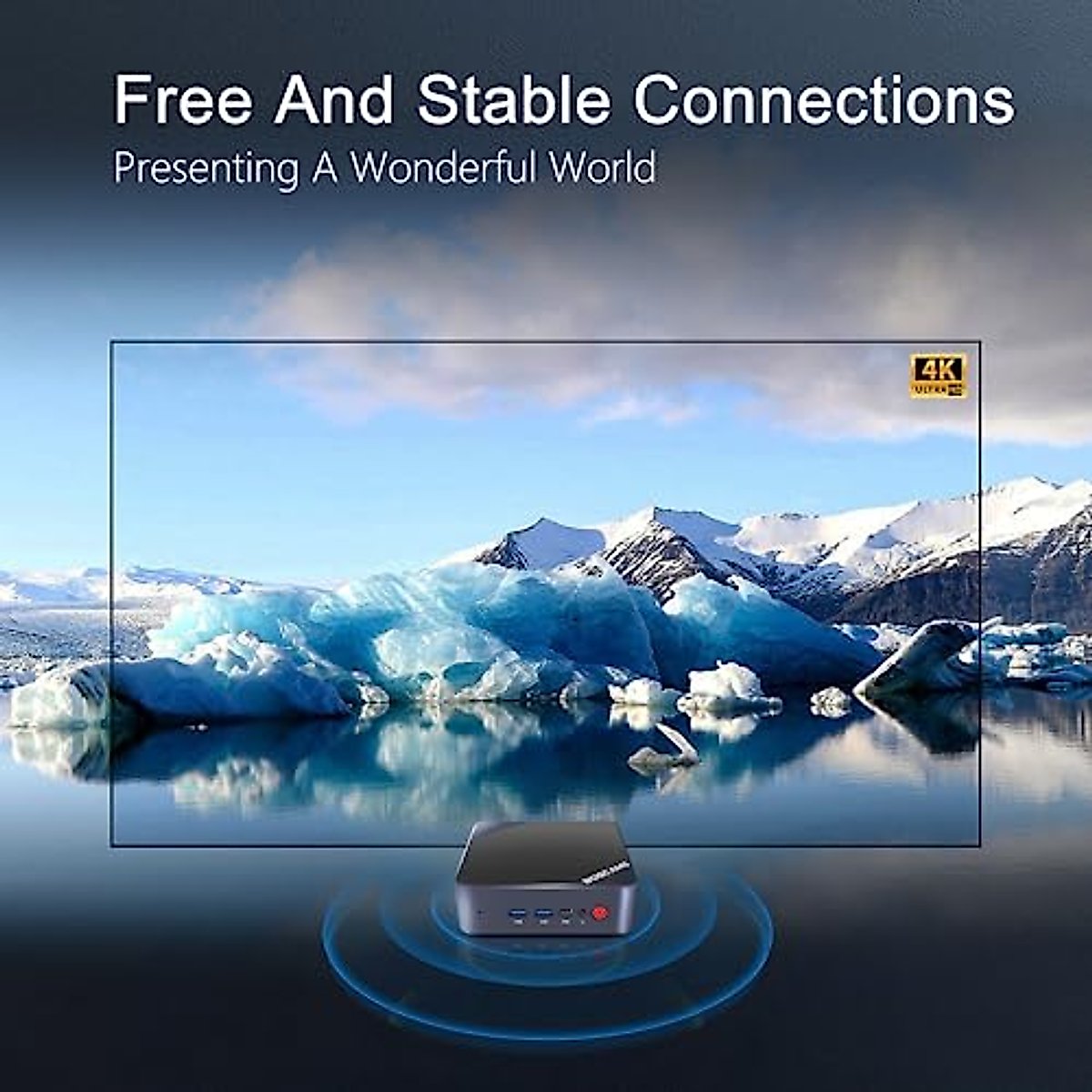 BOSGAME B95 Mini PC Intel 12th N95(up to 3.4GHz), 16GB DDR4 RAM 512GB NVMe SSD Mini Desktop Computers, Support Triple Display, 4 USB 3.2, 2 HDMI, RJ45,2.4/5G WiFi, 4K UHD