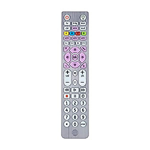 GE Home electricalGE 6-Device Backlit Universal Remote Control, Silver, 37038 & Universal Remote Control for Samsung, Vizio, Lg, Sony, Sharp, Roku, Apple TV, Smart TVs, Graphite