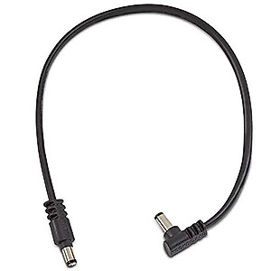 Rockboard Power Supply Cable Black 30 cm / 11.81" angled/straight