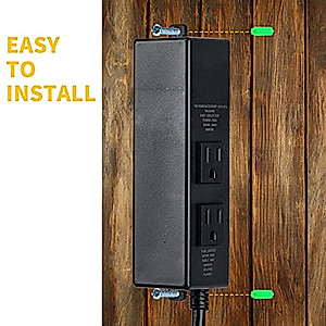 Etoolcity Automatic Vacuum Switch, Dust Collector Switch for Power Tools, Auto Delay Vacuum On to Prevent Circuit Overload, Delay Vacuum Off for Complete Cleaning