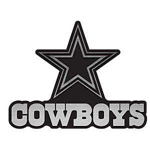 Dallas Cowboys Antique Nickel Auto Emblem