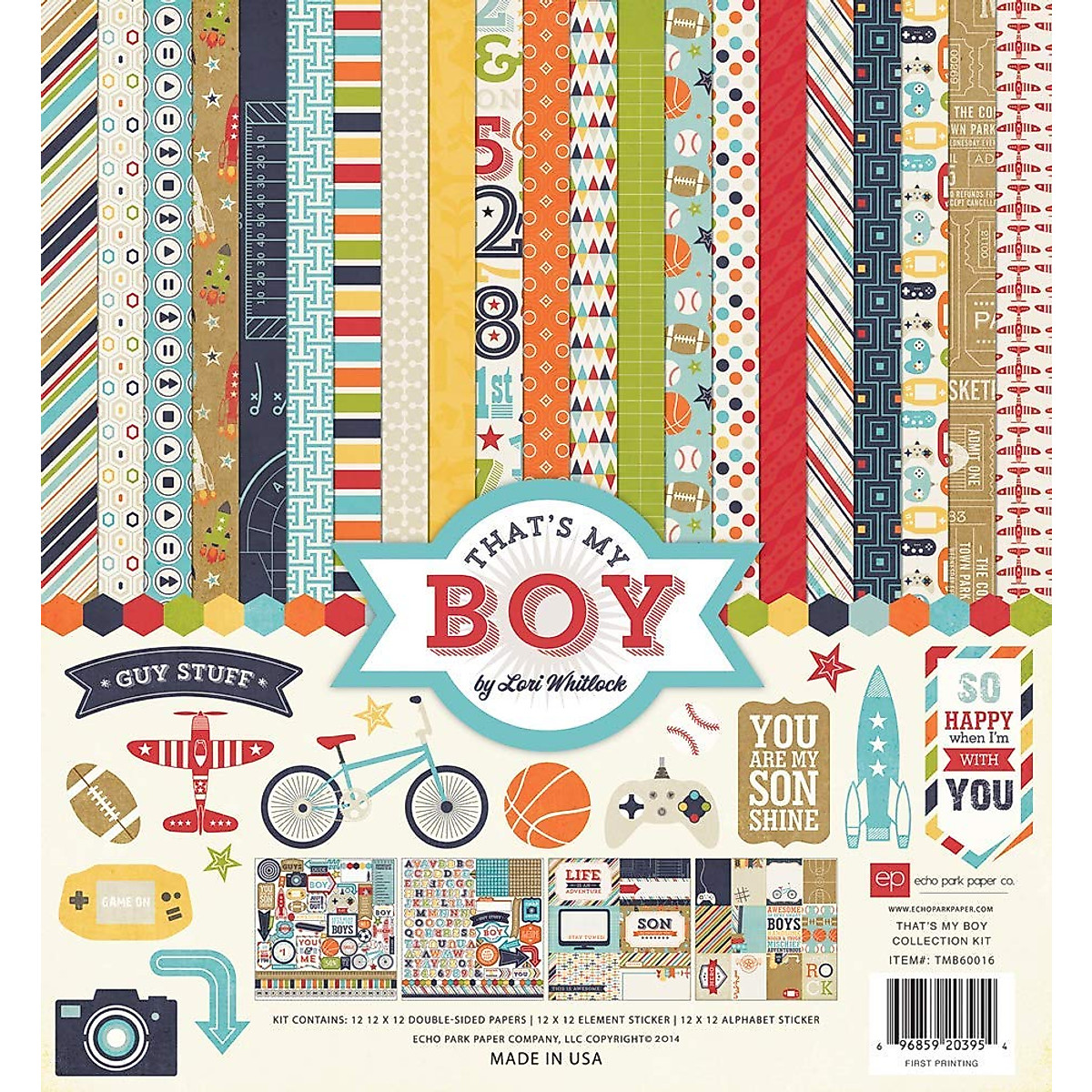 Echo Park Paper Company TMB60016 That's My Boy Kits