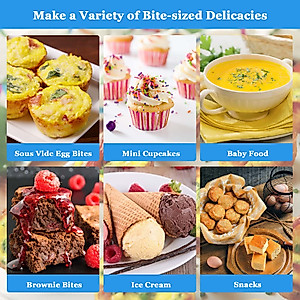 XANGNIER Silicone Air Fryer Egg bite Mold,2 Pack Reusable Egg Bites Pan with Lid-Alternative to Sous Vide Egg Bite Maker,Air Fryer Accessories