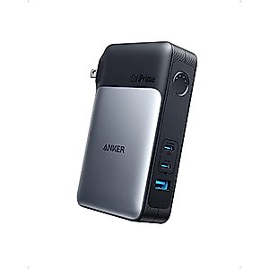 Anker 733 Power Bank (GaNPrime PowerCore 65W), 2-in-1 Hybrid Charger, 10,000mAh 30W USB-C Portable Charger with 65W Wall Charger, Works for iPhone 14/13, Samsung, Pixel, MacBook, Dell, and More