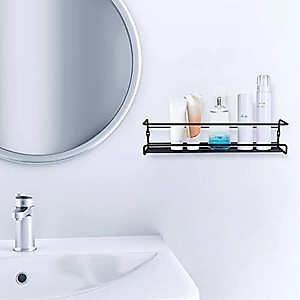 FGSAEOR Spice Rack Organizer, Wall Mounts Space Saving Pantry Organization Storage Shelf, 4-Pack Seasoning Hanging Racks for Kitchen, Cupboard and Cabinets